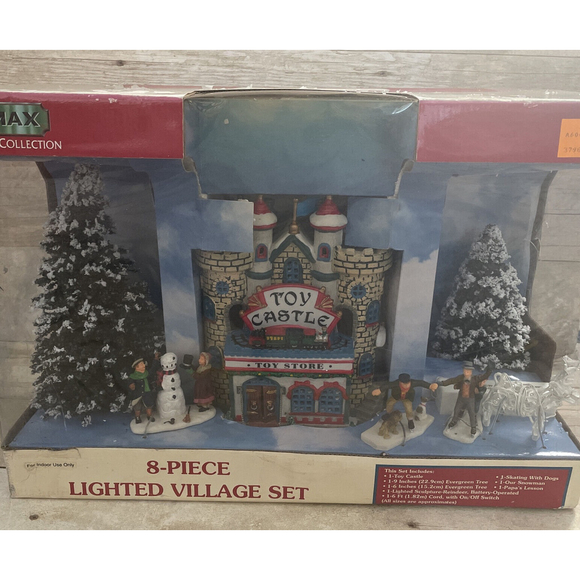 Lemax | Holiday | Lemax Village Collection Toy Castle Toy Shop 8 Piece ...